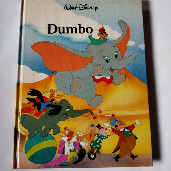 Disney | Other | Vintage Dumbo Hardcover Book Disney Classic Series 986 ...